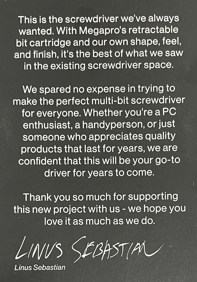 ORIGINAL EQUIPMENT MANUFACTURING | LAUNCHING THE LTT SCREWDRIVER